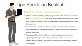 Pertemuan 2 Pengertian, prinsip, paradigma dan ciri-ciri penelitian ...