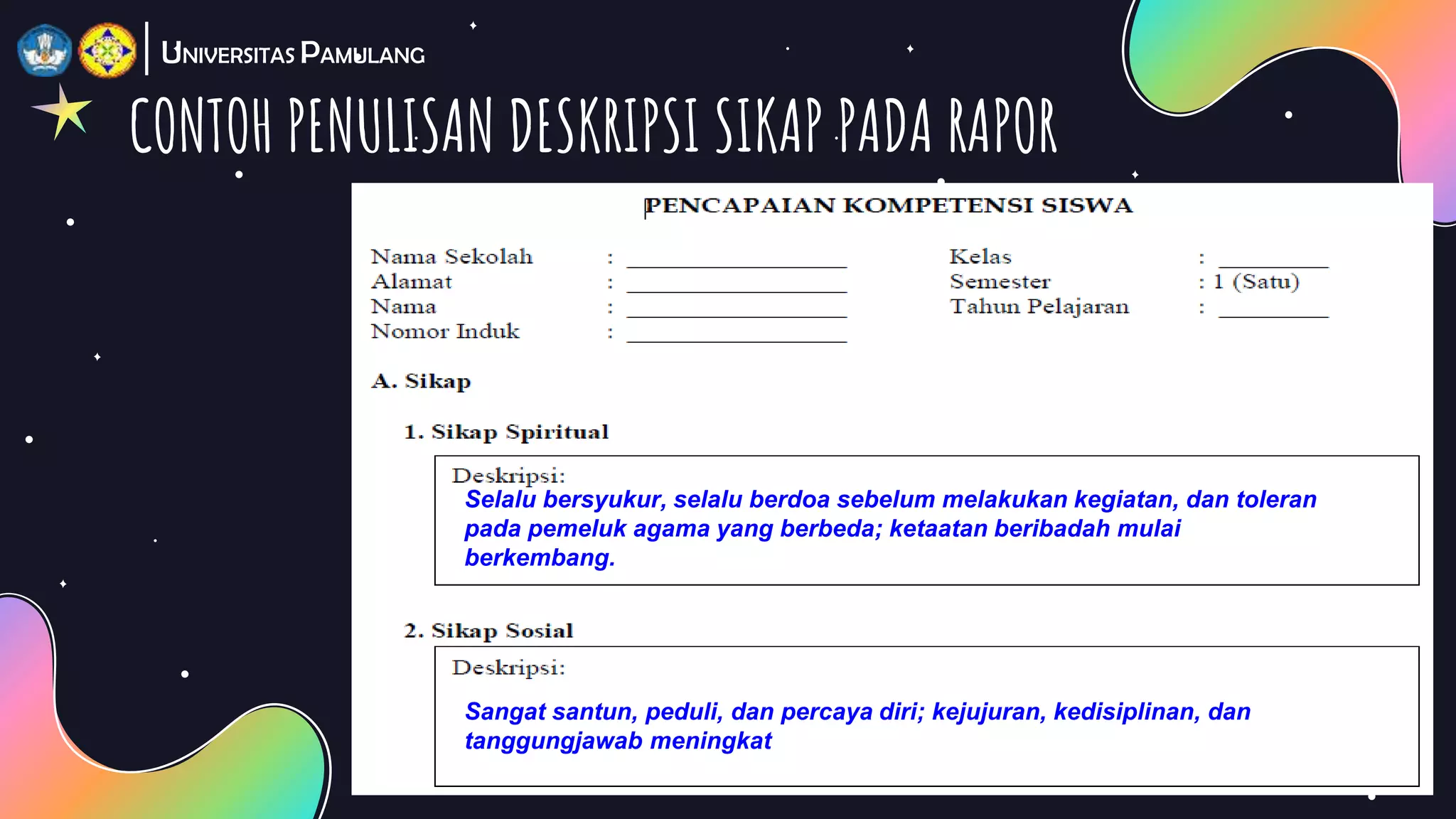 PENILAIAN KOGNITIF, AFEKTIF. DAN PSIKOMOTORIK | PPTX