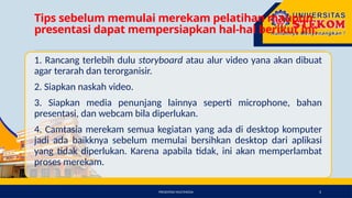 Pertemuan 2 Perekam video, media pem,belajaran | PPTX