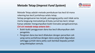 PERTEMUAN 2 (PETTY CASH). accountingpptx | PPTX
