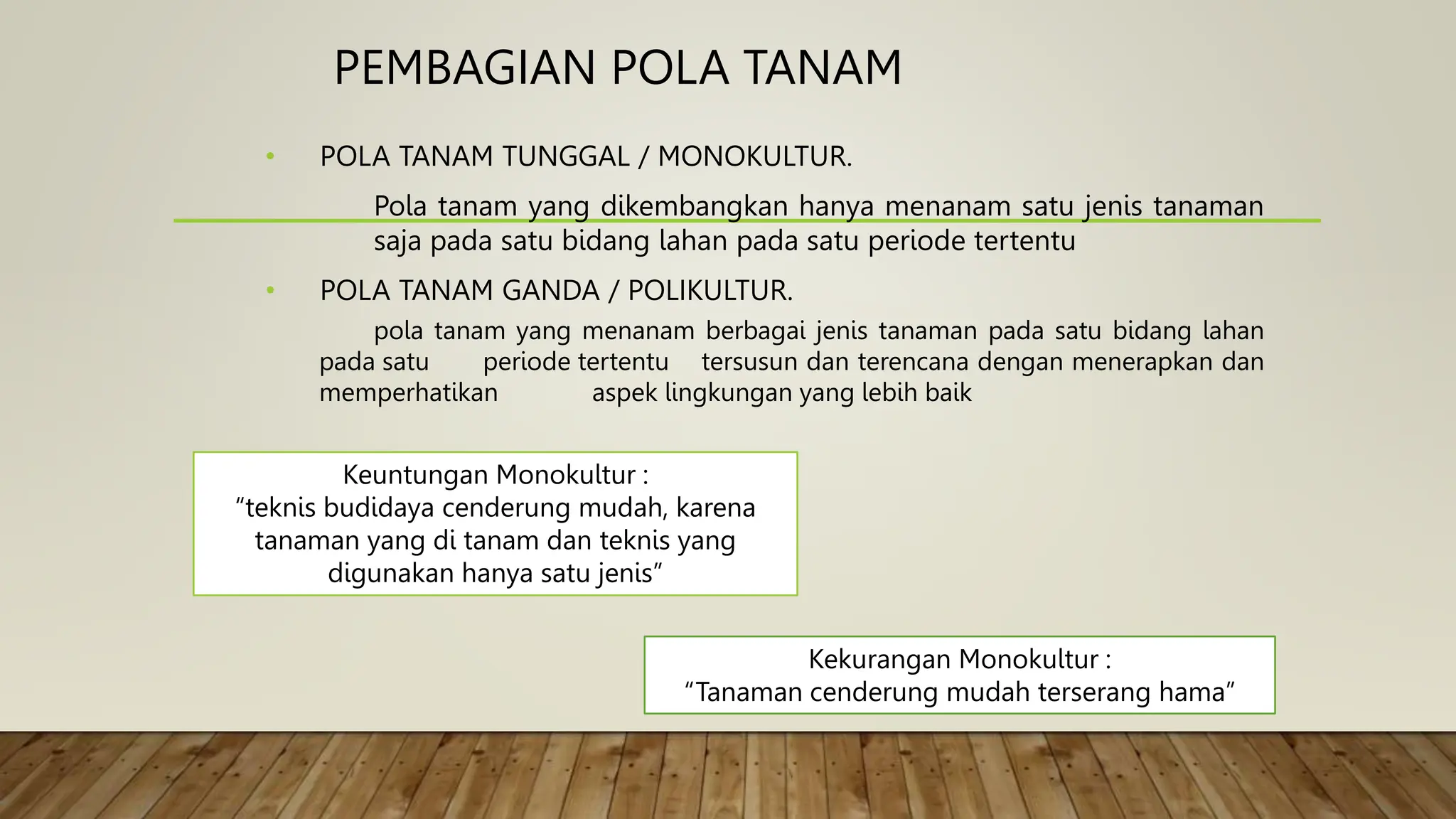 Pertemuan 2 POLA TANAM Tanaman Budidaya.pptx