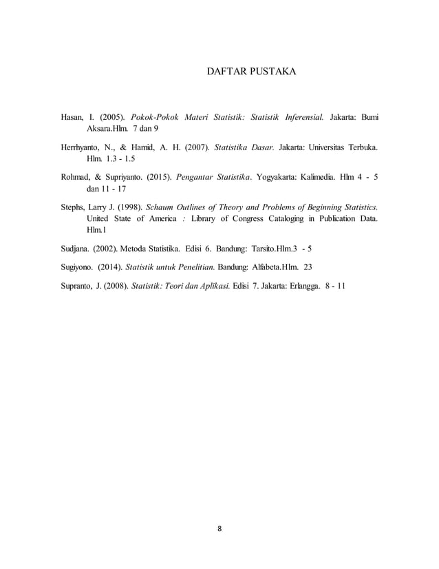 Pertemuan 2 (statistik, statistika, macam data) | PDF
