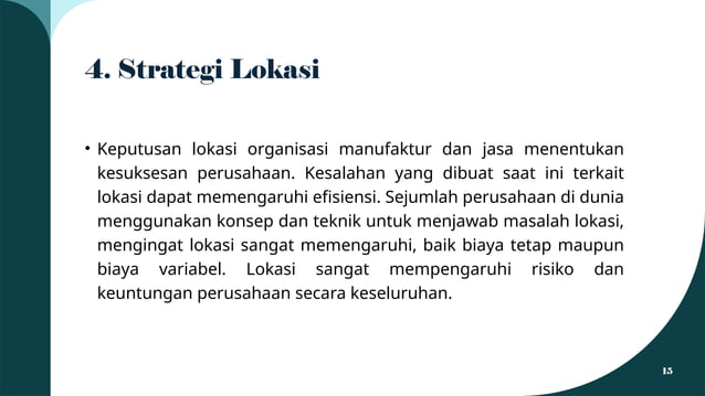 PERTEMUAN 2_STRATEGI OPERASI dalam Manajemen Operasipptx | PPT
