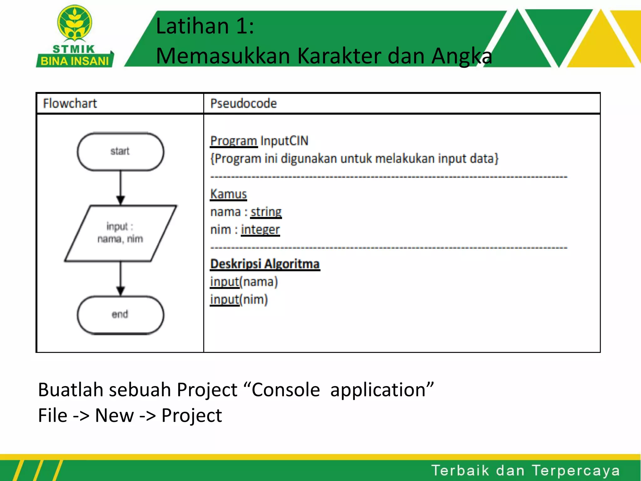 Pertemuan 2 Variabel Konstanta dan Tipe Data | PDF