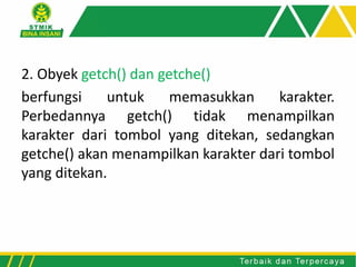 Pertemuan 2 Variabel Konstanta dan Tipe Data | PDF