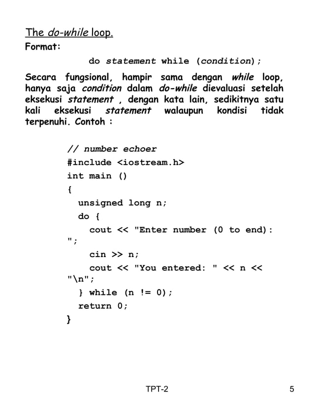 Struktur Kontrol | PDF