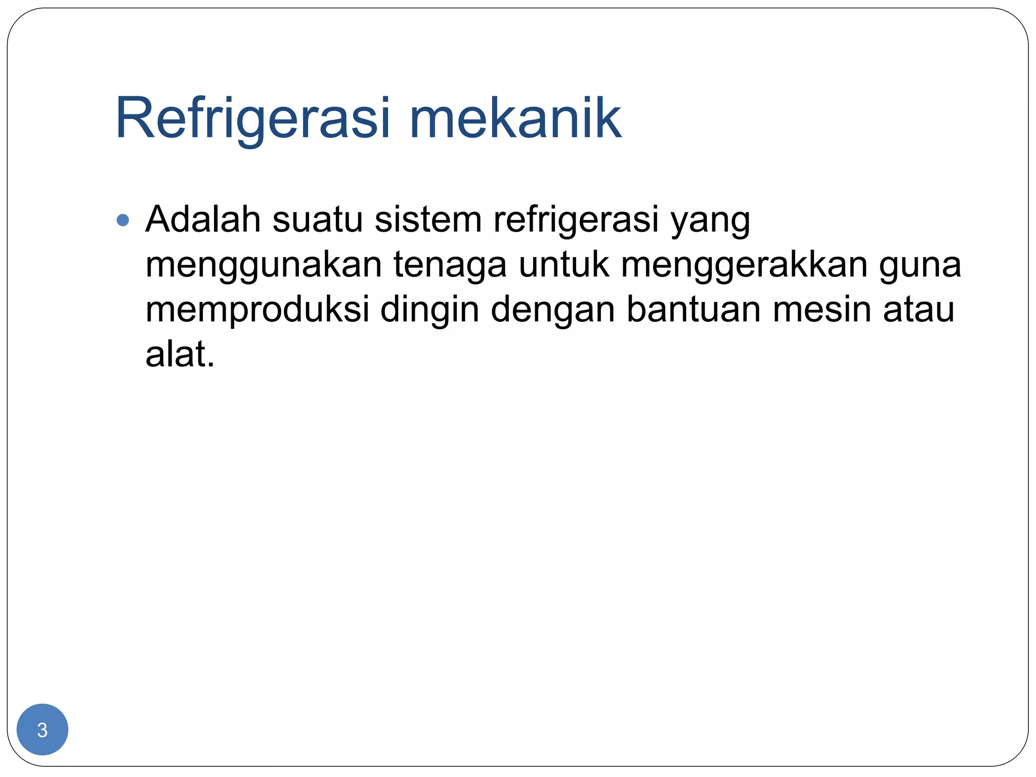 Prinsip refigerasi | PPTX