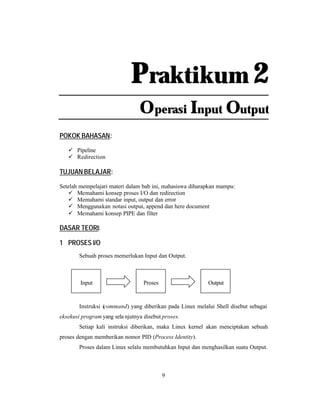 Praktikum Sistem Operasi Linux (2) | PDF