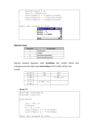 Intruksi Fundamental Lanjutan | DOC