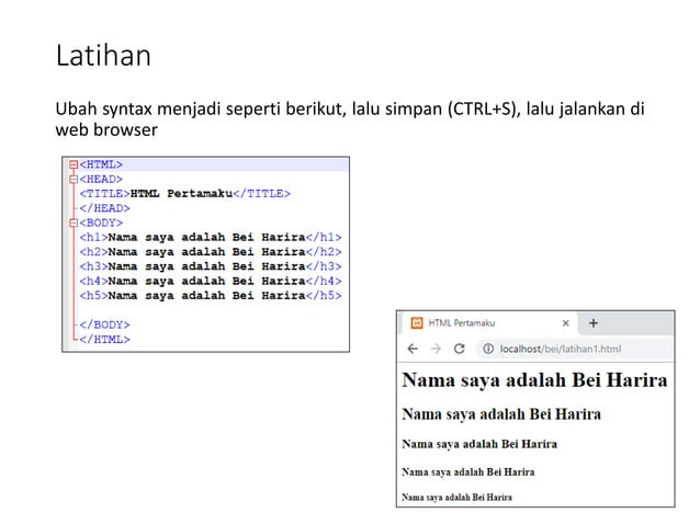 Pemrograman Web - Pertemuan 3 | PPT