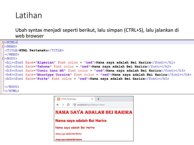 Pemrograman Web Pertemuan 3 Ppt