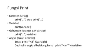 Python Awal | PPTX
