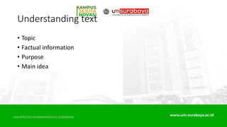 English for Academics : Presenting Factual Information | PPT