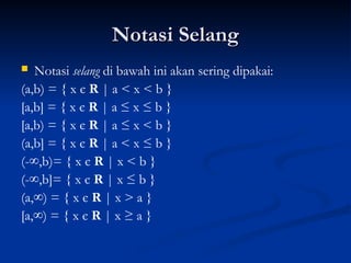 Garis Bilangan Bagian Materi Dari Kalkulus | PPT