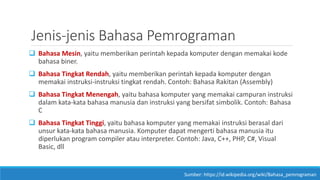 Pertemuan 3 - Konsep Dasar Pemrograman | PPTX