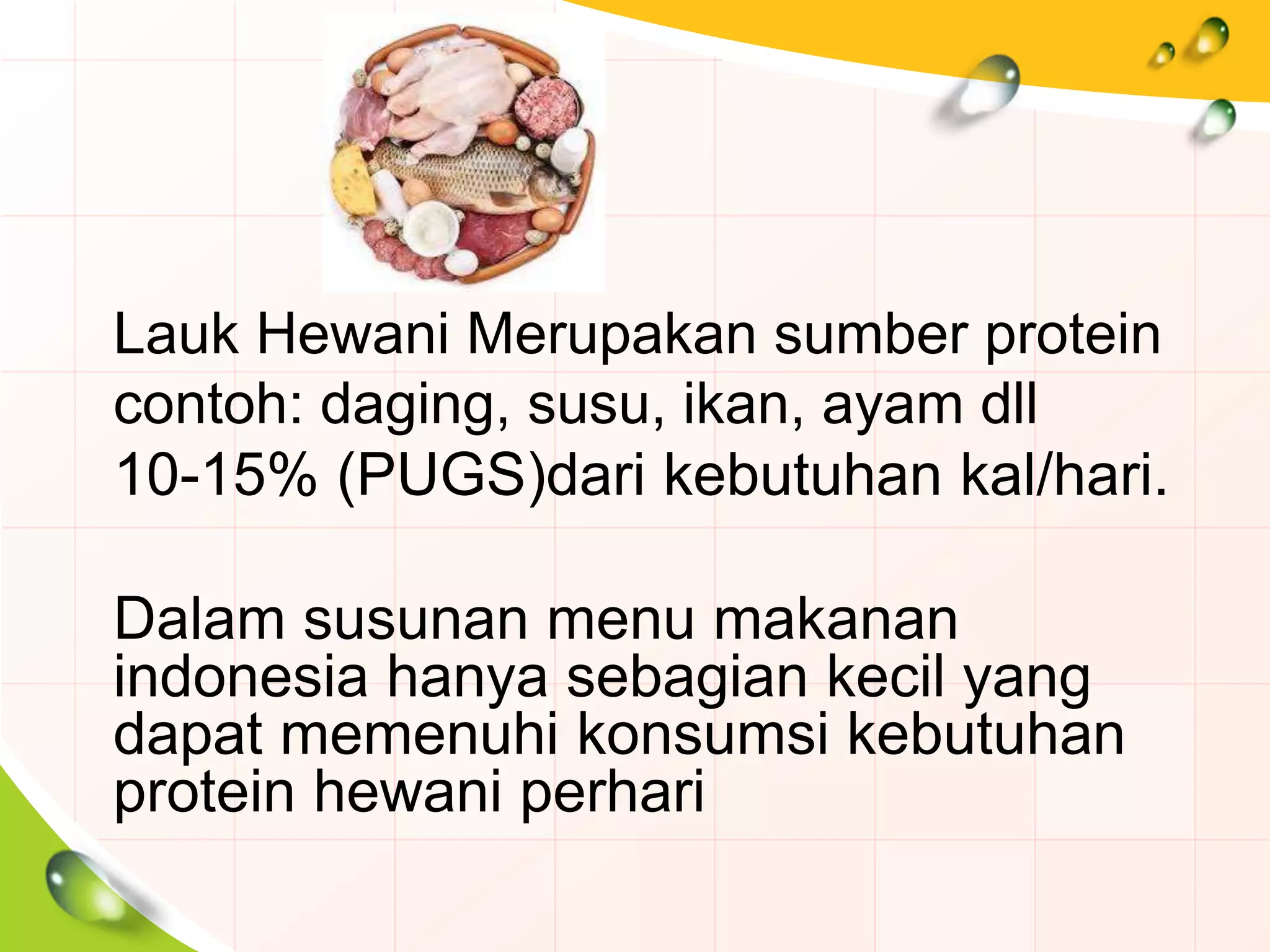 Pertemuan 3 Gizi Kulinari : Makanan Pokok dan Lauk | PPTX