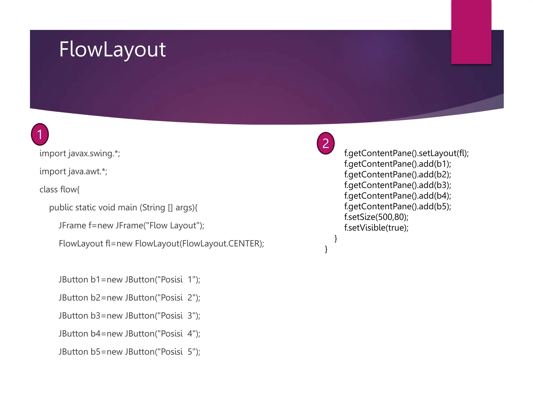 Pertemuan 3 - Layout Manager.pptx digunakan untuk | PPT