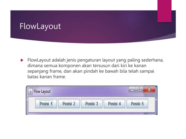 Pertemuan 3 - Layout Manager.pptx digunakan untuk | PPT