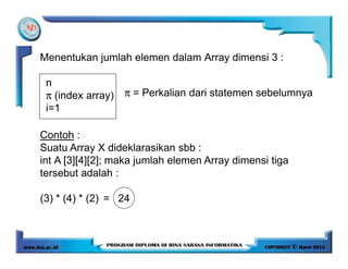 Pertemuan 3 revisijan2013-mhs | PDF