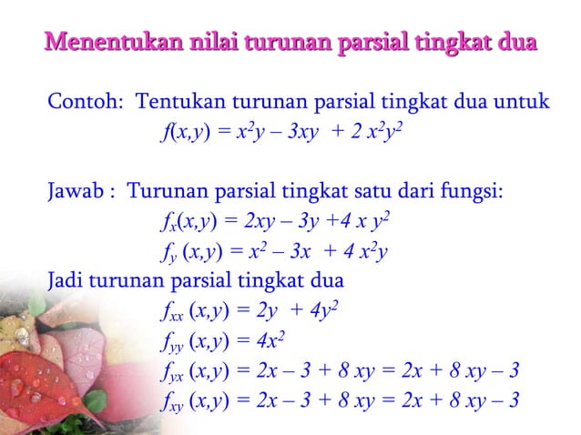 Pertemuan 3 turunan dan aturan rantai | PPTX