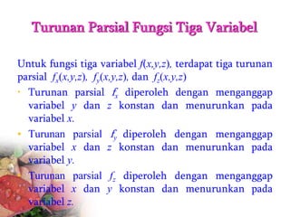Pertemuan 3 turunan dan aturan rantai | PPTX