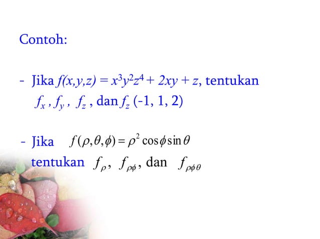 Pertemuan 3 turunan dan aturan rantai | PPTX