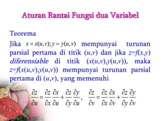 Pertemuan 3 turunan dan aturan rantai | PPTX