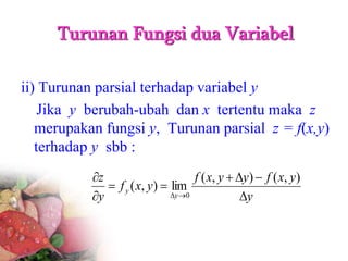 Pertemuan 3 turunan dan aturan rantai | PPTX