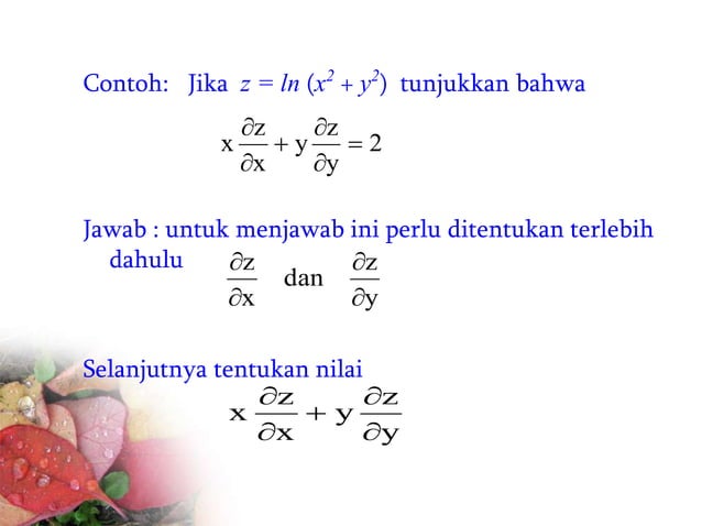 Pertemuan 3 turunan dan aturan rantai | PPTX