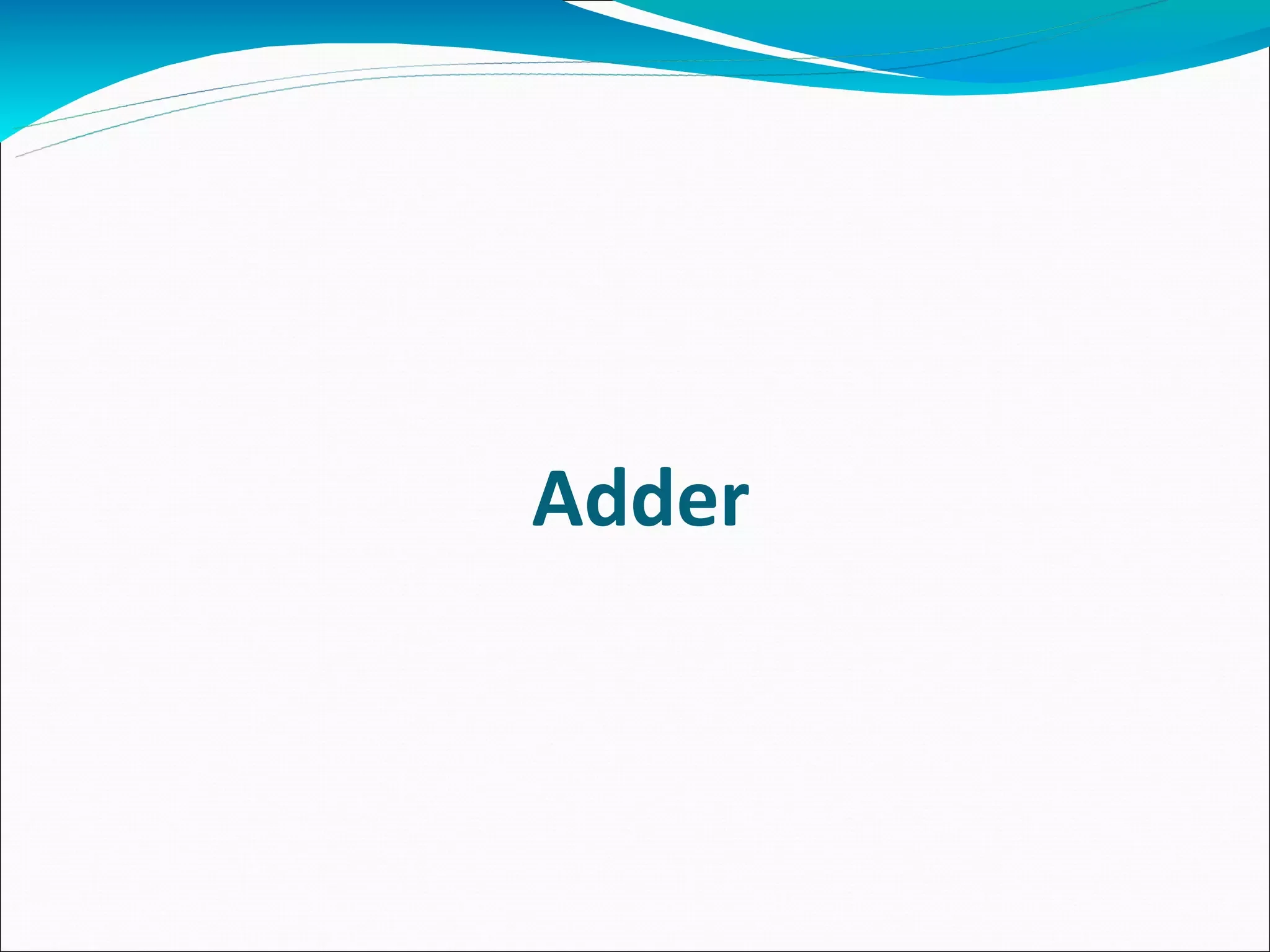 Pertemuan 3a Rangkaian Aritmatik-Half n Full Adder | PPT