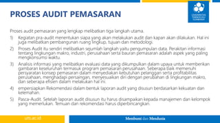 Pertemuan 3 audit pemasaran dan konsumen 1 | PPT
