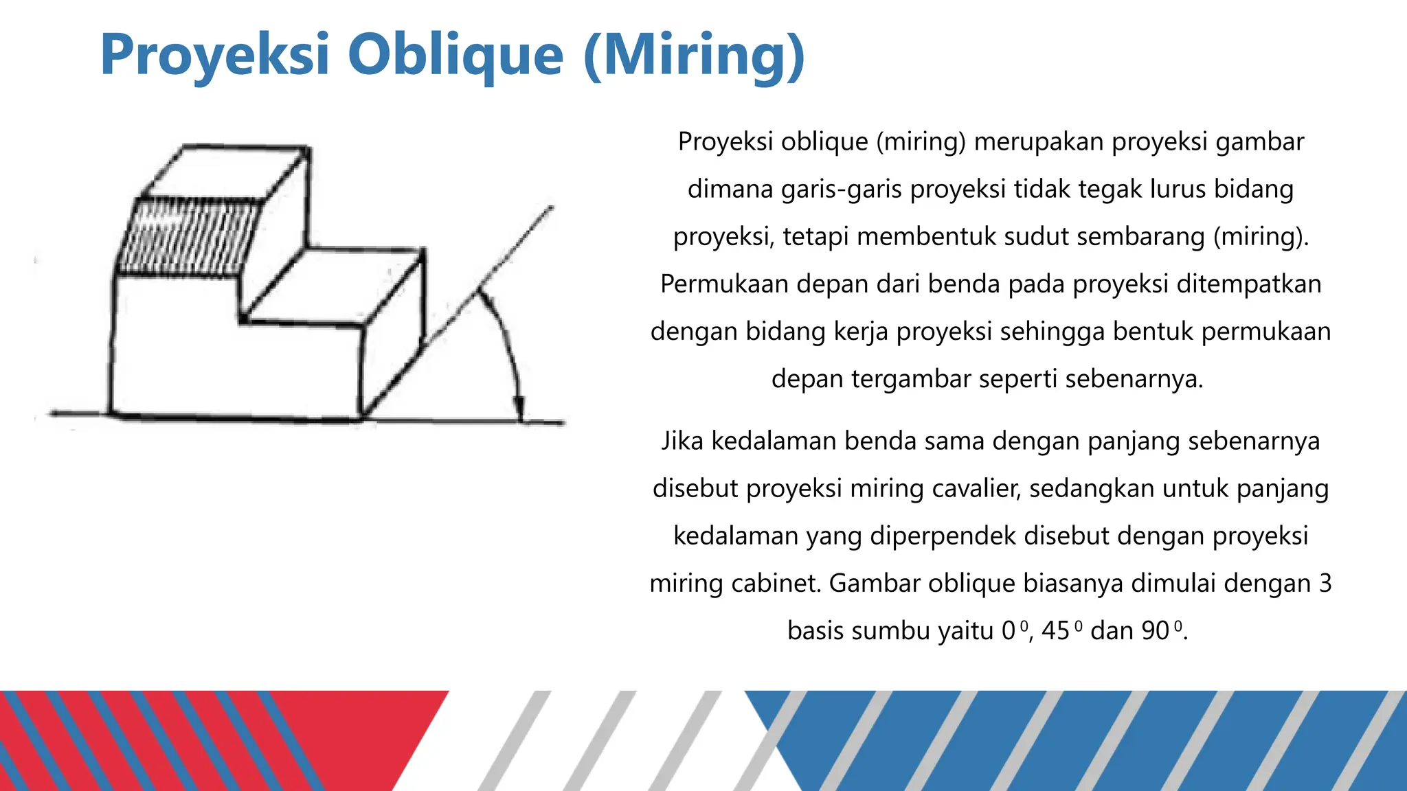 sistem proyeksi dalam gambar teknik mesin | PPTX