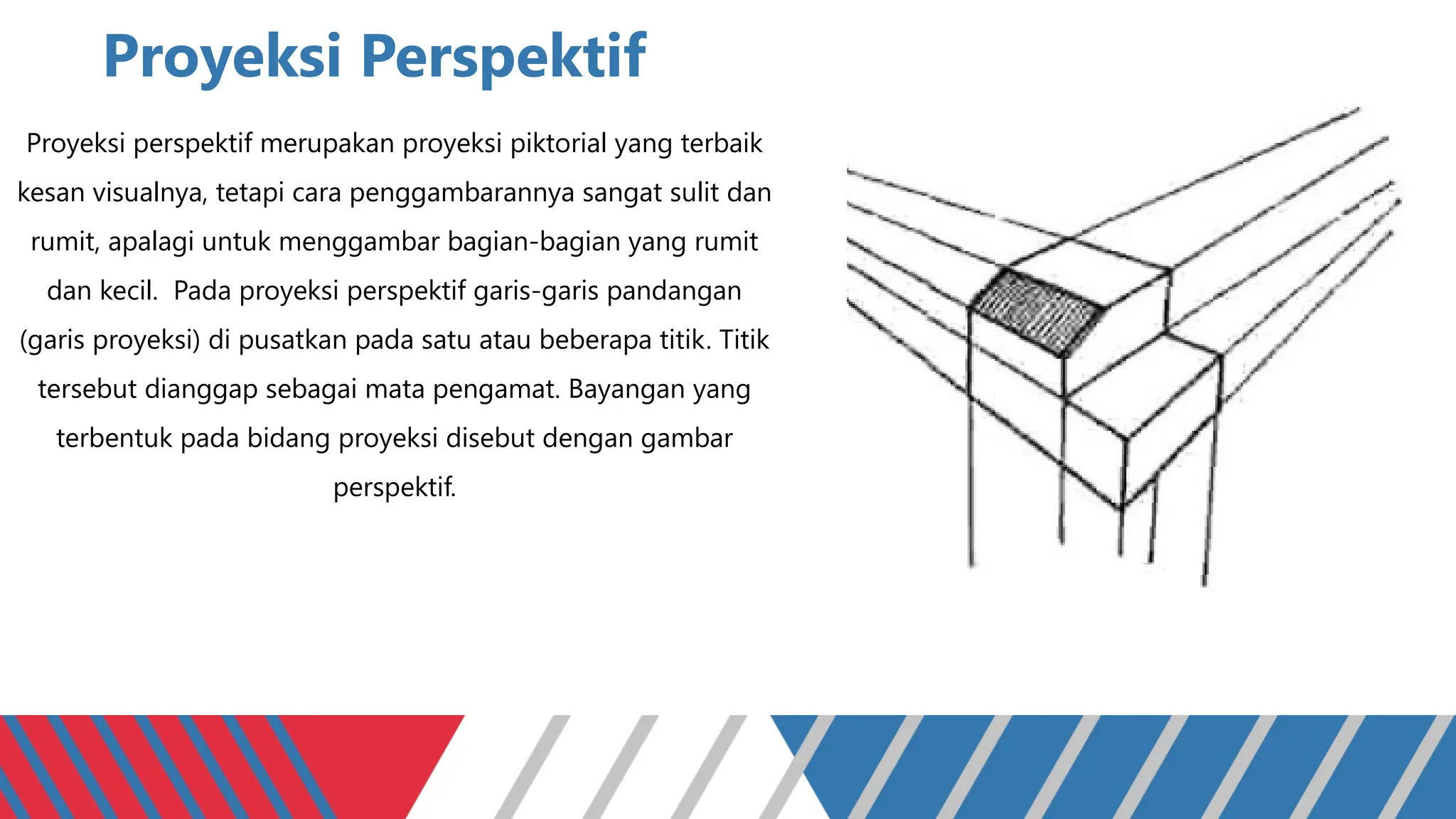sistem proyeksi dalam gambar teknik mesin | PPTX