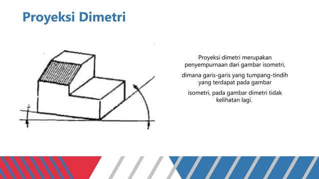 sistem proyeksi dalam gambar teknik mesin | PPTX