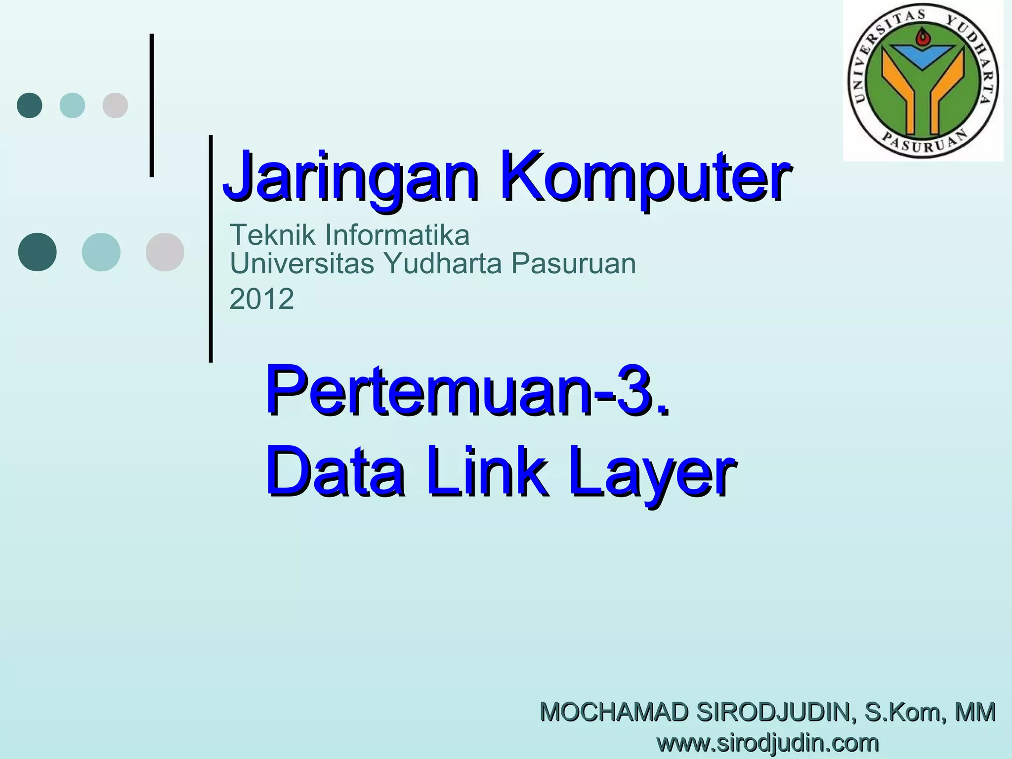 data link layer | PPT