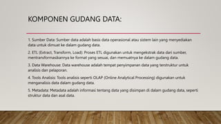 Pertemuan 3 Data Warehousing dan OLAP.pptx