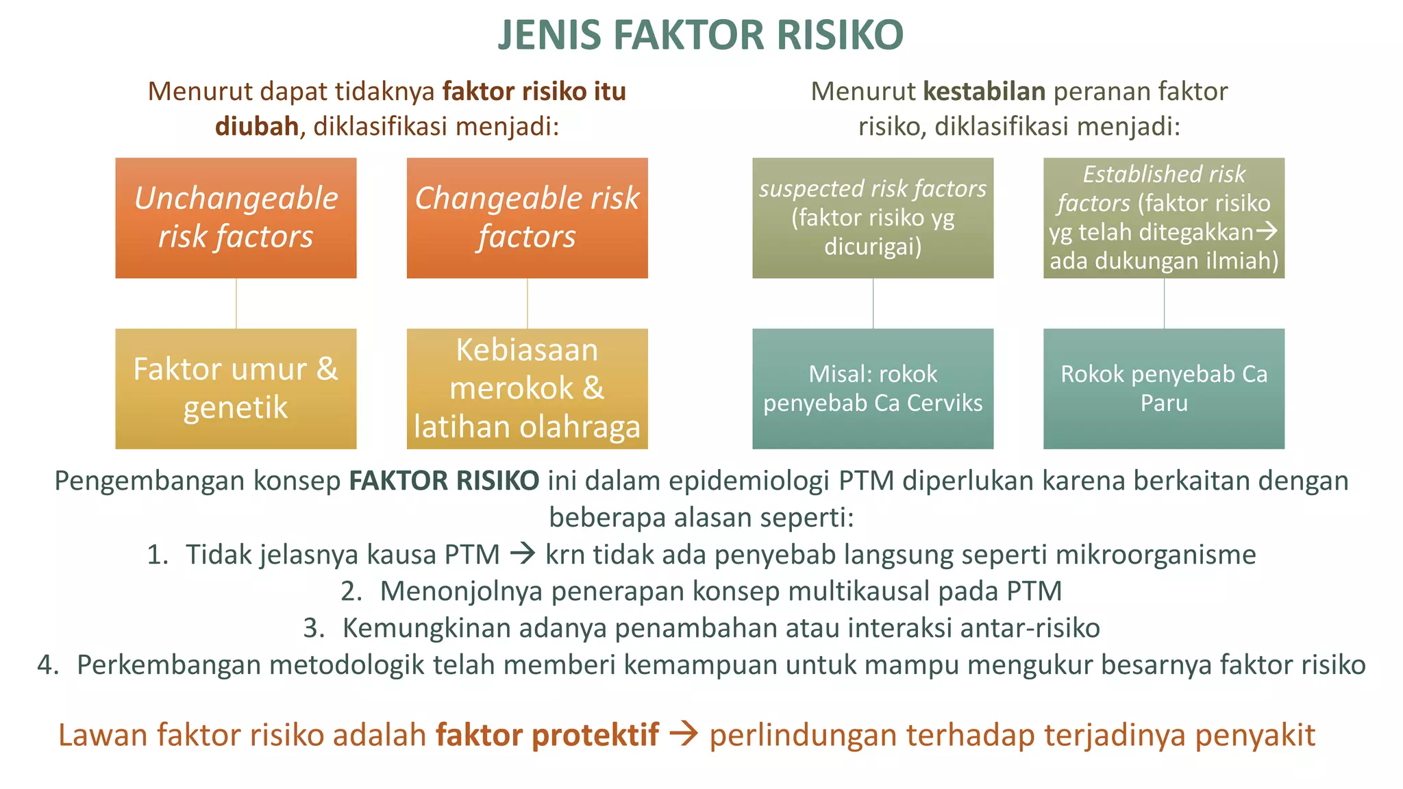 Konsep Faktor Risiko Penyakit Tidak Menular chapter 2 | PDF