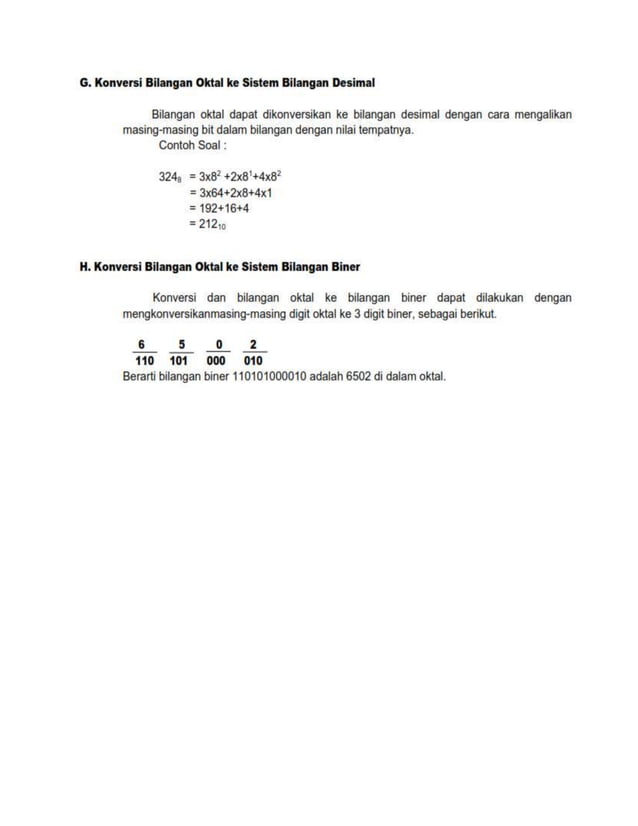 Pertemuan 3 konversi bilangan | PDF