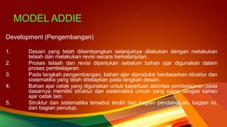 MENGEMBANGKAN BAHAN AJAR | PPT