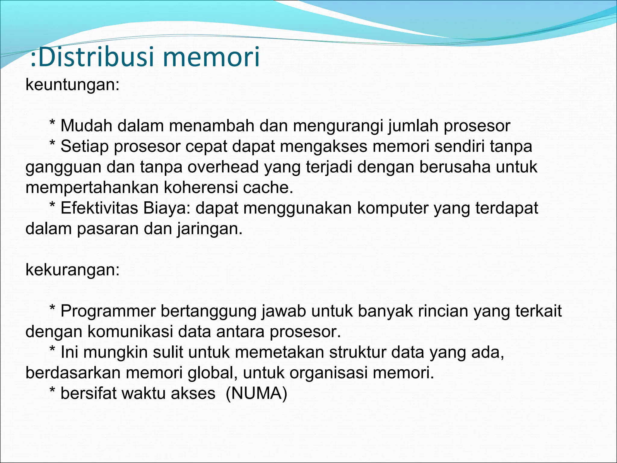 multiprosesor & multikomputer | PPT