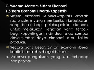 PENGERTIAN SISTEM EKONOMI PERTEMUAN DUA.pptx