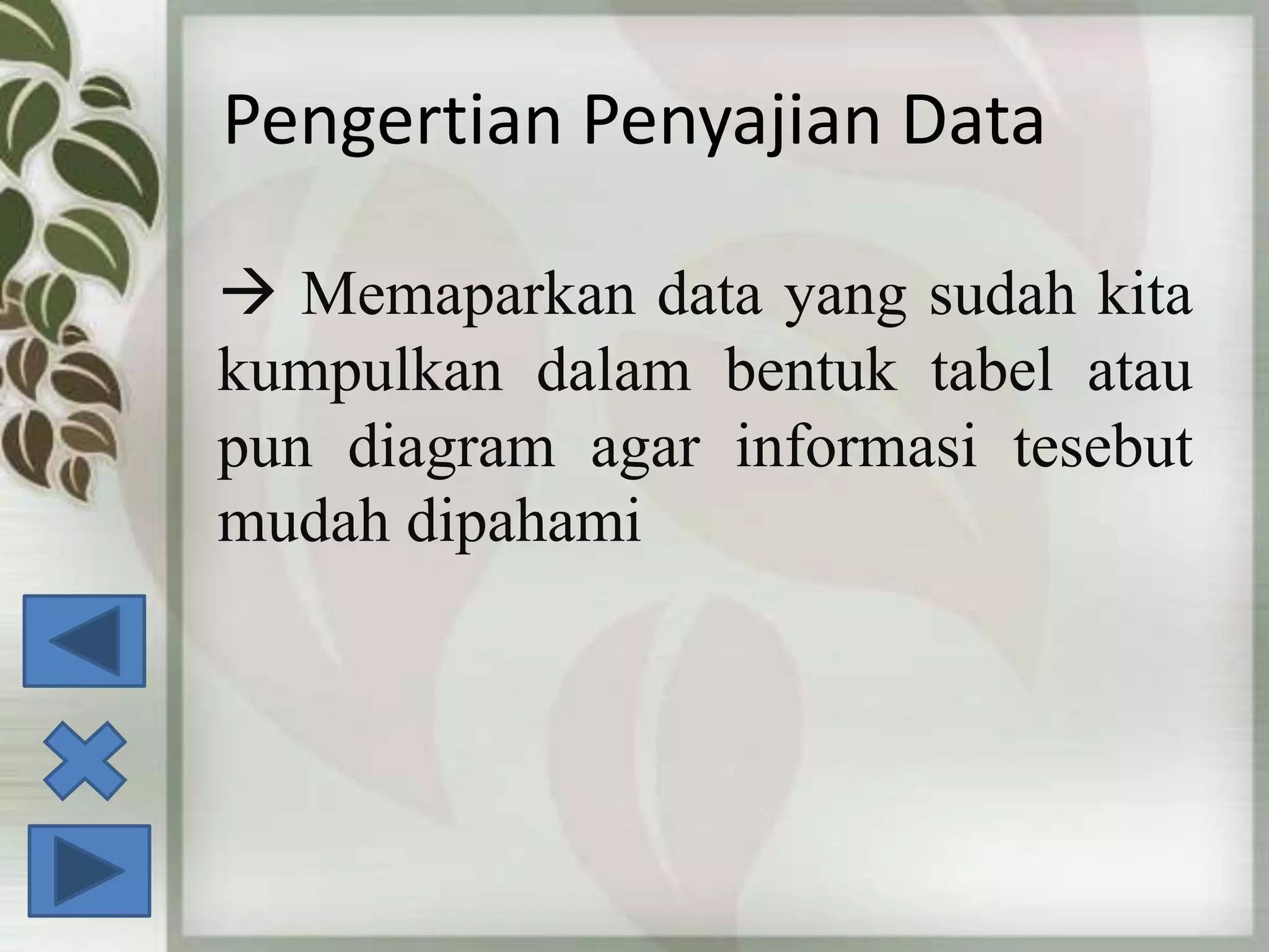 Penyajian Data ppt | PPTX