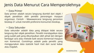 Pertemuan 3, Pngs; Jenis data, Penyajian data, Distribusi data.pptx