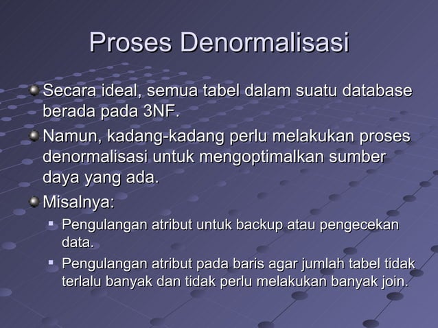 Pertemuan 3 Praktikum Database | PPT