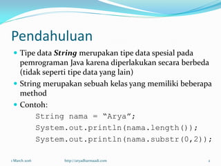 String Dan Array | PDF