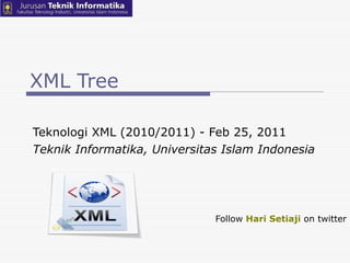 Teknologi XML - Pengenalan Tree | PPT