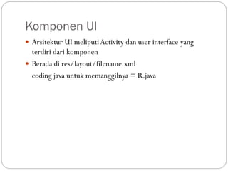 Pertemuan 3 user interface (ui) | PPT