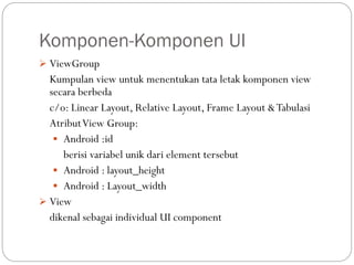 Pertemuan 3 user interface (ui) | PPT