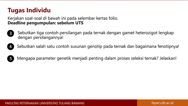 Pengertian Genotip, Fenotip, dan Parameter Genetik Ternak - Materi ...
