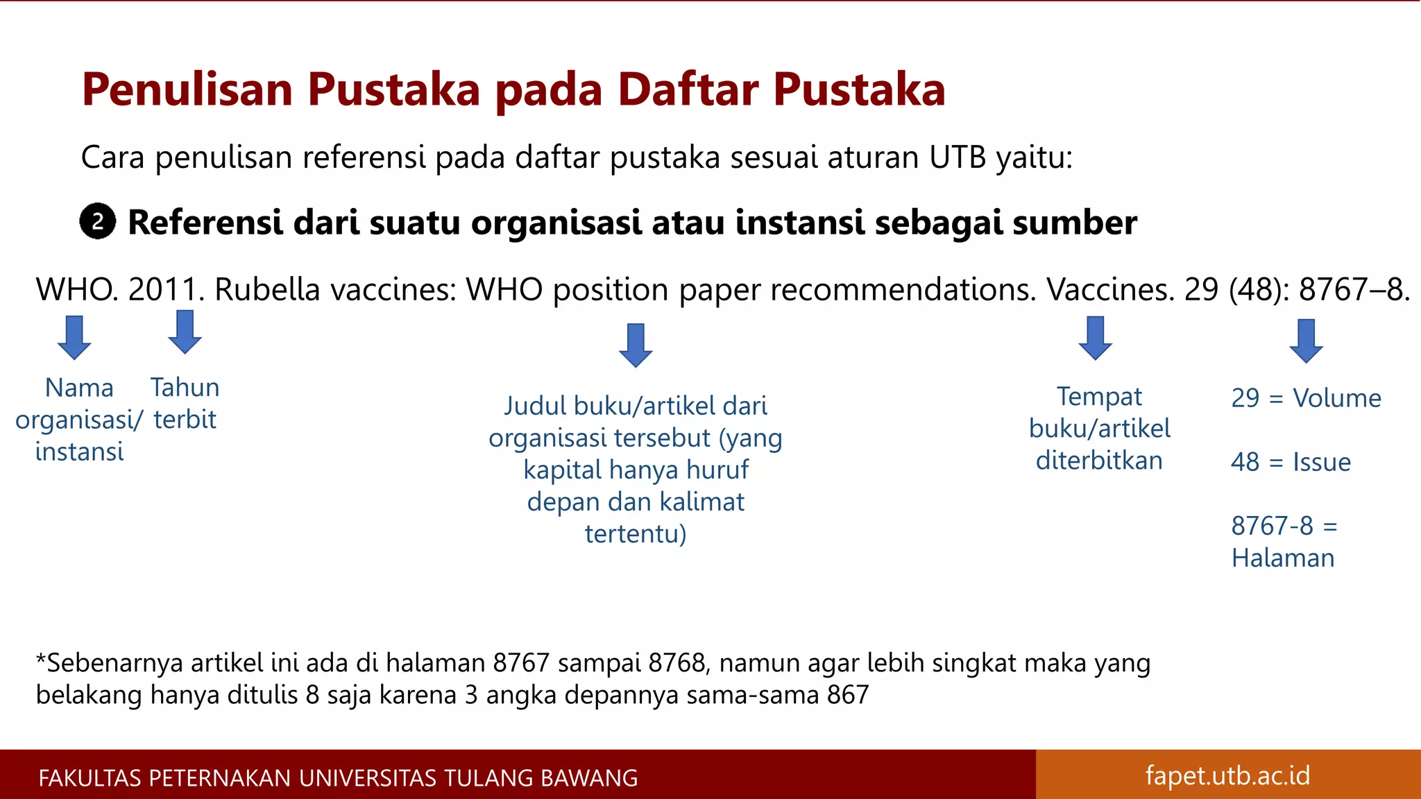Penulisan Pustaka serta Aturan Sitasi dalam Penulisan Karya Ilmiah - Materi Metode Ilmiah dan ...